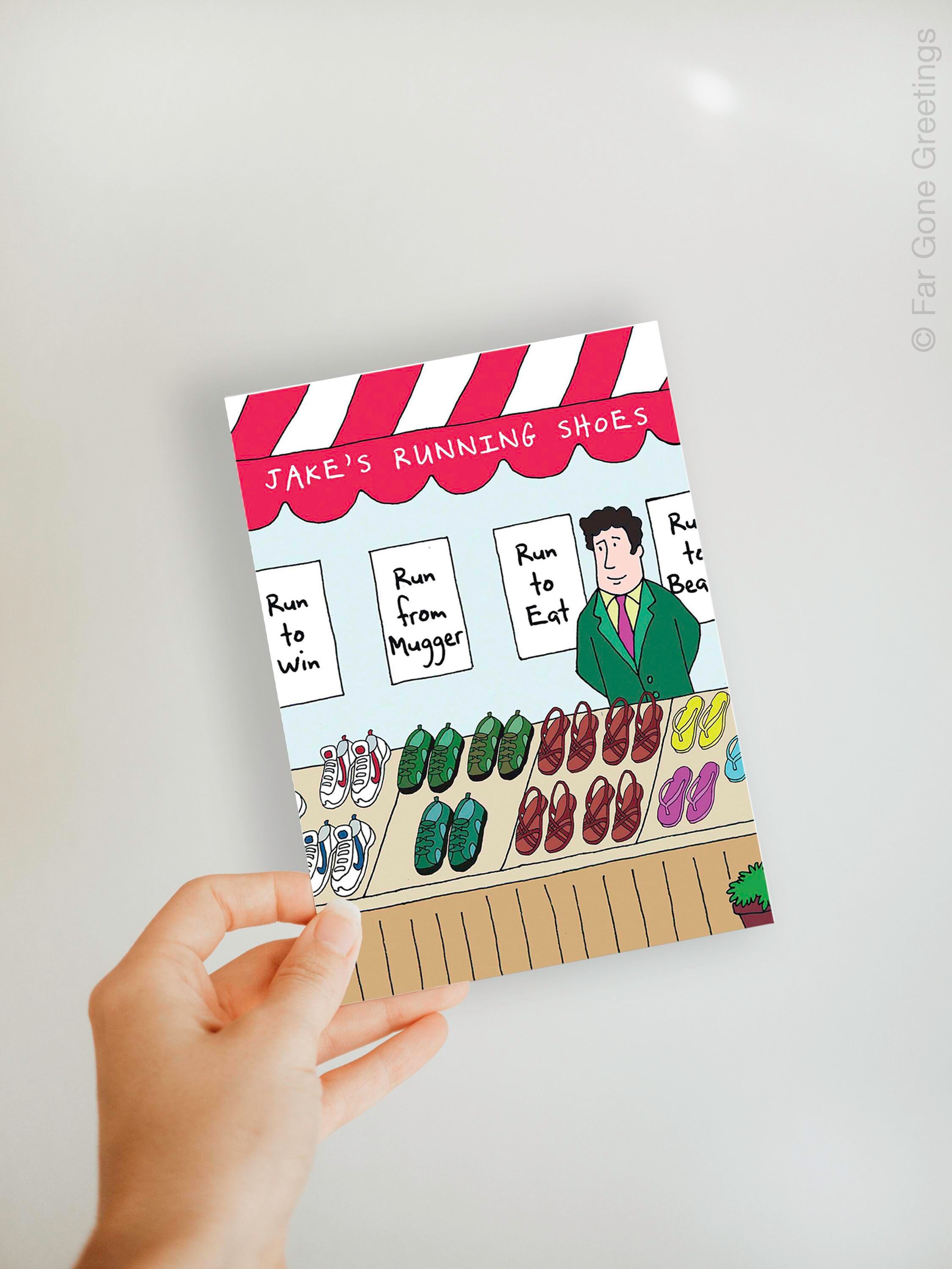 Running Card for Gym Rat, Funny Birthday Card for Runner, Digital Happy ...