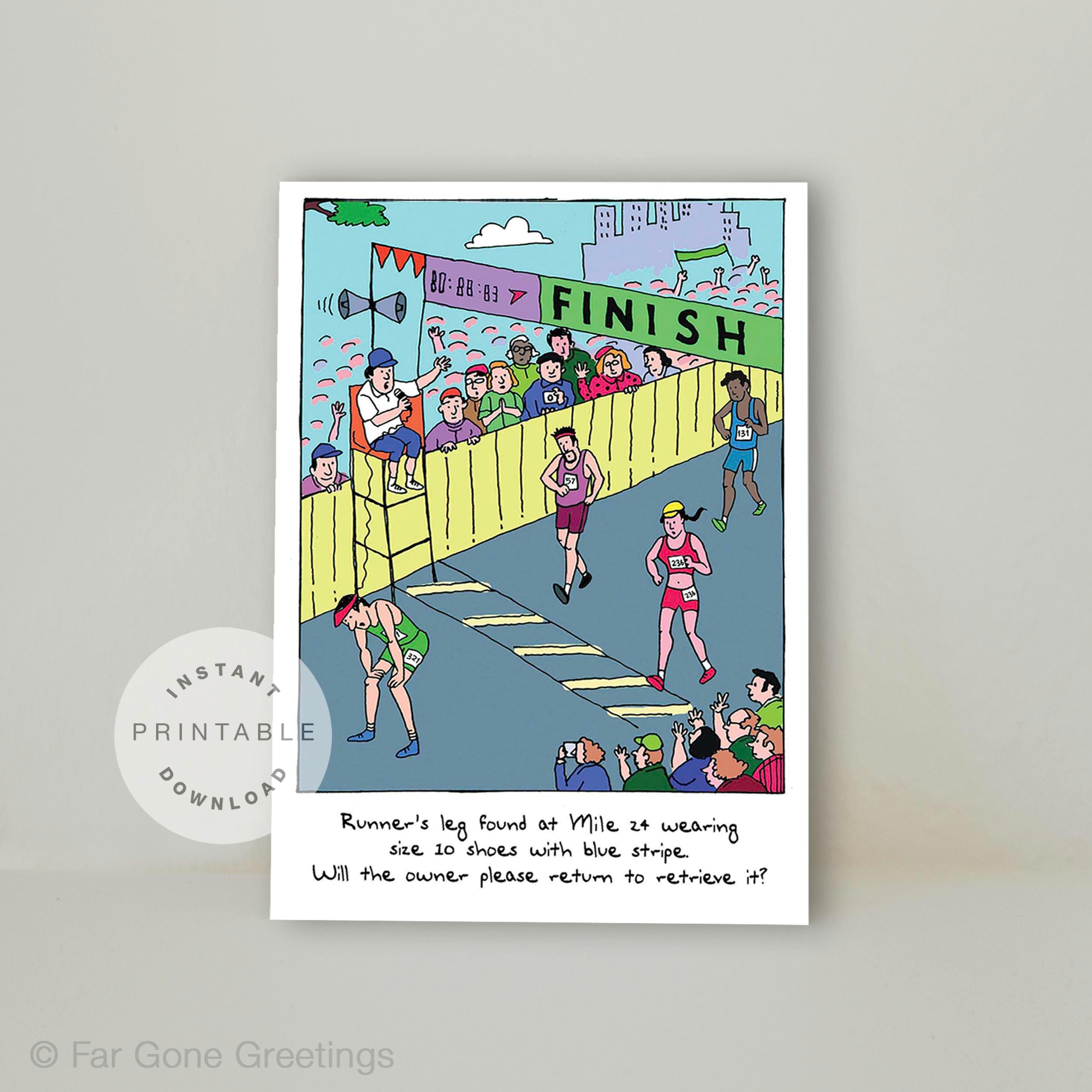 Running Card for Triathlete, Happy Bday Card for Ironman Finisher ...
