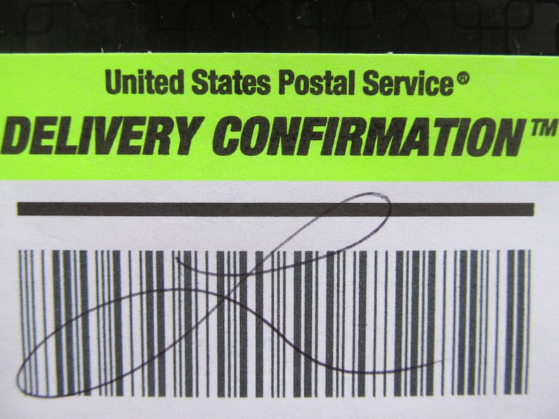 Signature Confirmation on Delivery of Item Added Service up to 200.00 ...