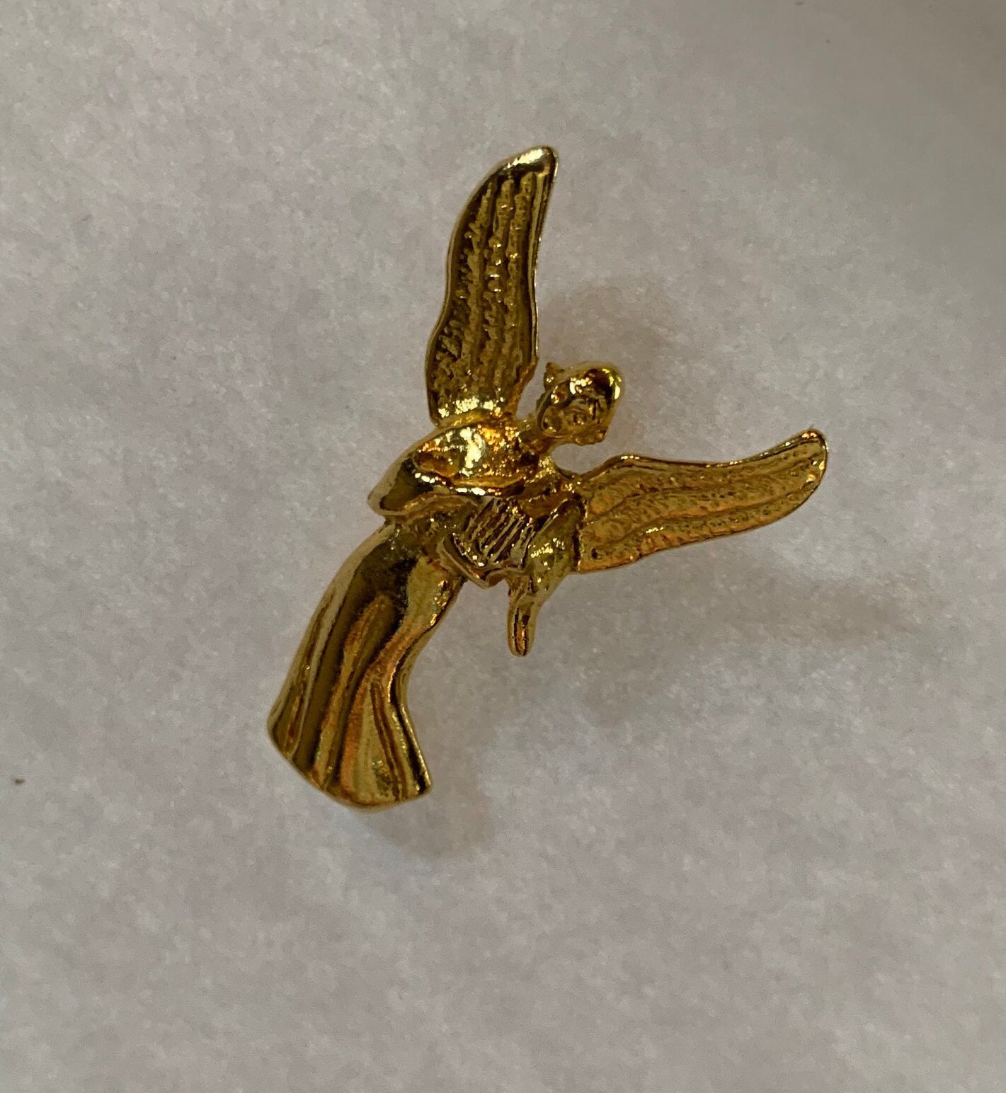 Guardian Angel Push Pin Leather Vest Angel Pins Flying Angel Wings Push ...
