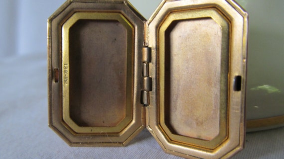 Antique Locket 1800s Victorian Rose Gold Locket 12K R… - Gem