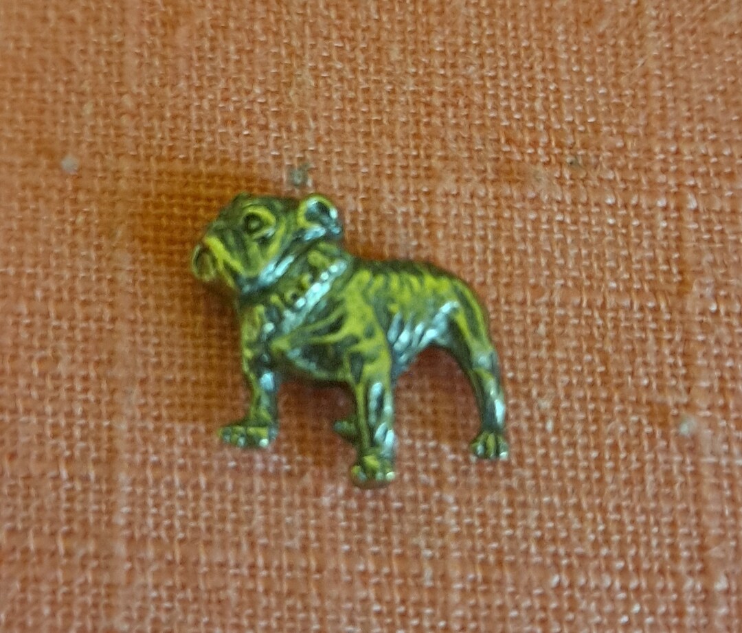 1970's Gold Tone Bulldog Stick Pin - Etsy