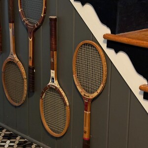 Vintage Wood Tennis Rackets Set of Ten Display Prop Rackets - Etsy