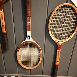 Vintage Wood Tennis Rackets Set of Ten Display Prop Rackets - Etsy