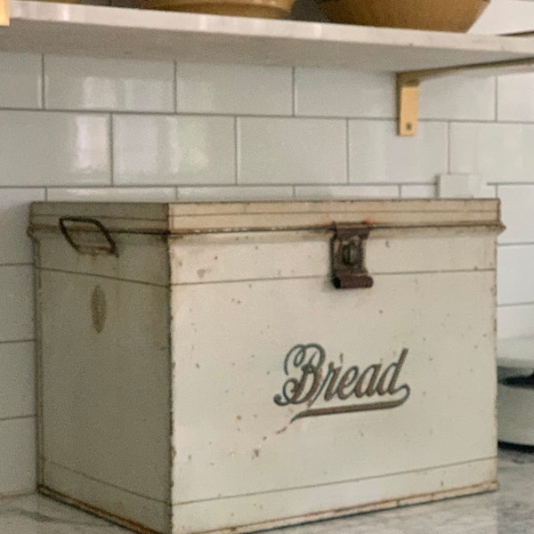 Vintage Bread Box - Etsy
