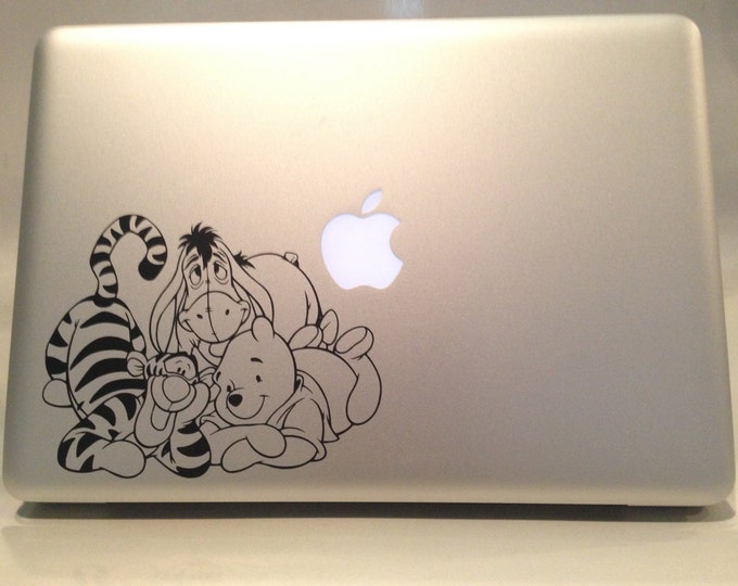 Winnie the Pooh, Tigger and Eeyore Vinyl Decal - Etsy