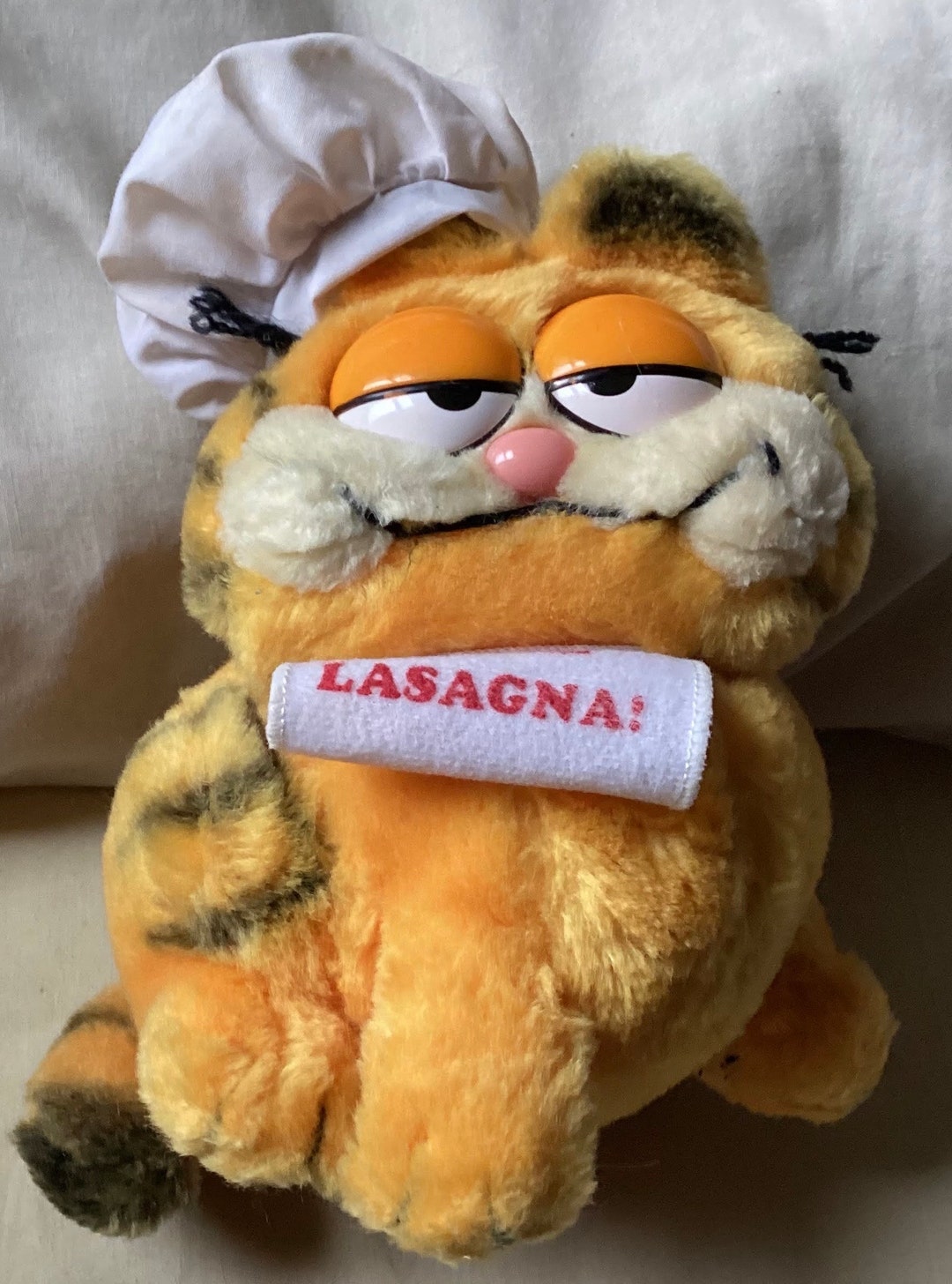 Garfield Soft Toy, I Love Lasagna - Etsy