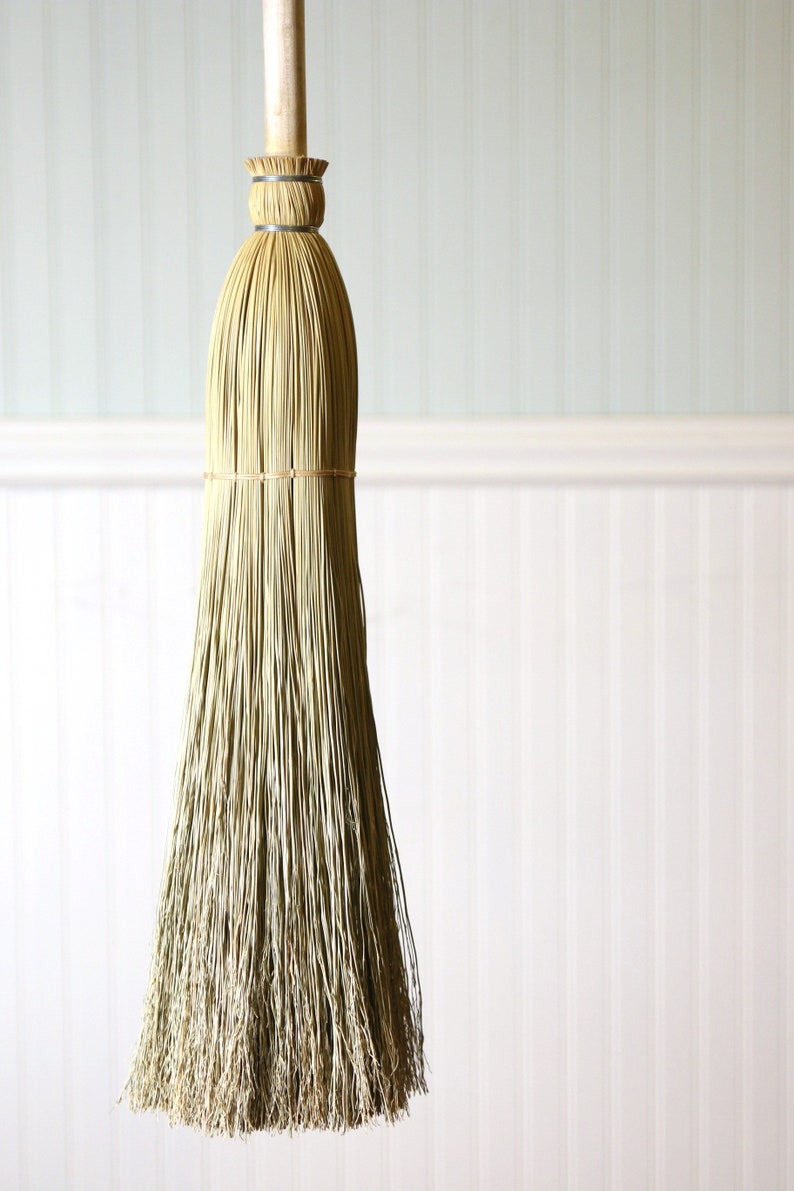 Early American Floor Broom Trimmed Version Traditional - Etsy