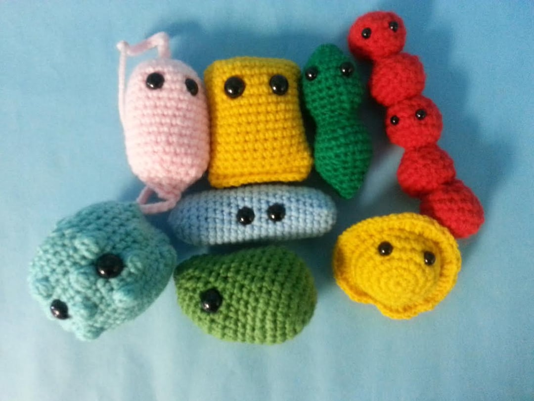 Microbe Toy Collection Amigurumi 8 in 1 Crochet Patterns PDF SAVE 2.00 ...