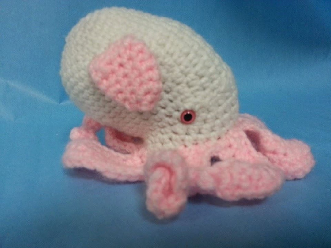 Dumbo Octopus Realistic Amigurumi Crochet Pattern PDF - Etsy