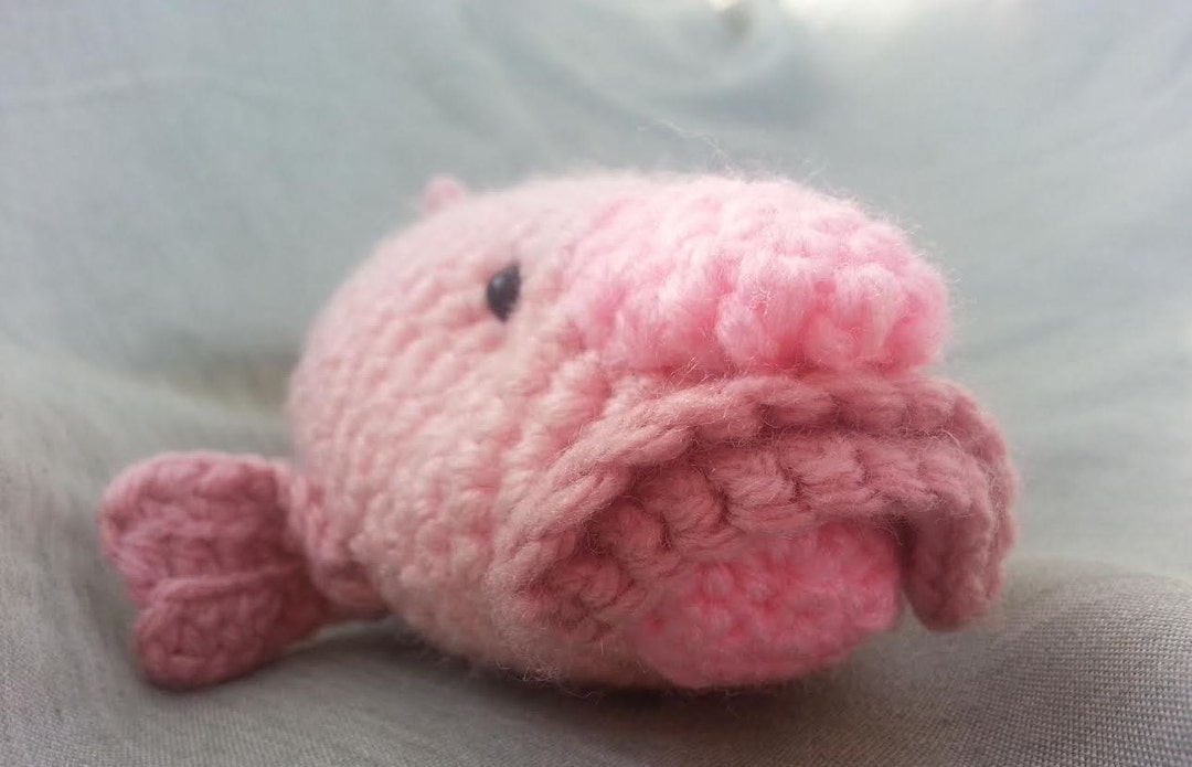 Blobfish Crochet Pattern Realistic Amigurumi Deep Sea PDF - Etsy