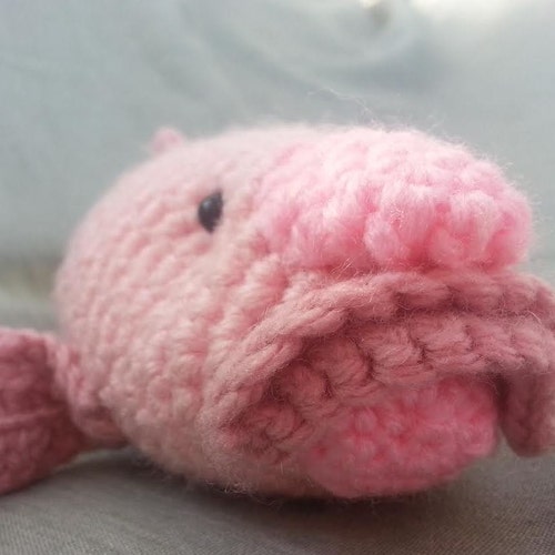 Blobfish Crochet Pattern Realistic Amigurumi Deep Sea PDF - Etsy