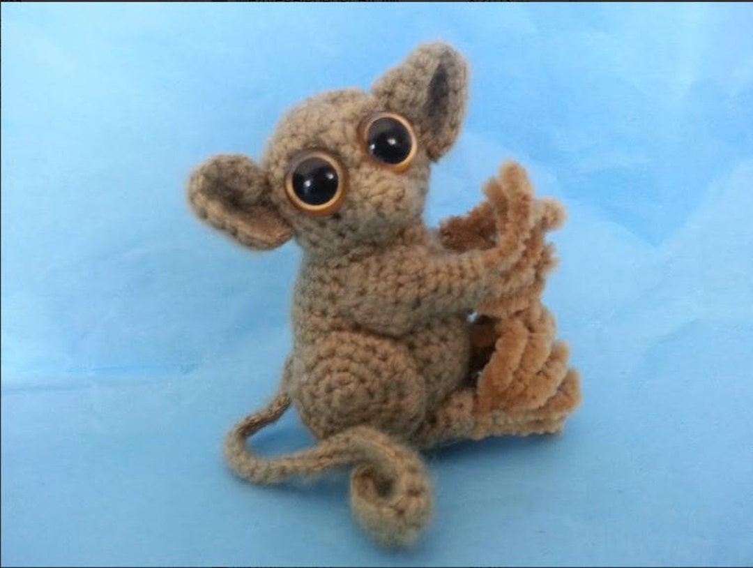 Pygmy Tarsier Realistic Amigurumi Crochet Pattern PDF - Etsy