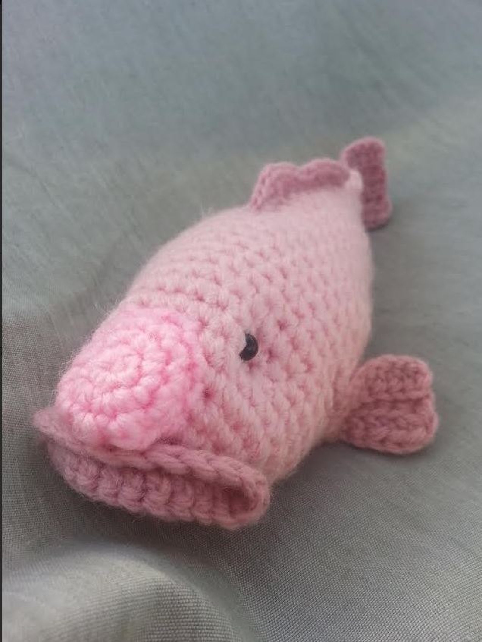 Blobfish Crochet Pattern Realistic Amigurumi Deep Sea PDF - Etsy