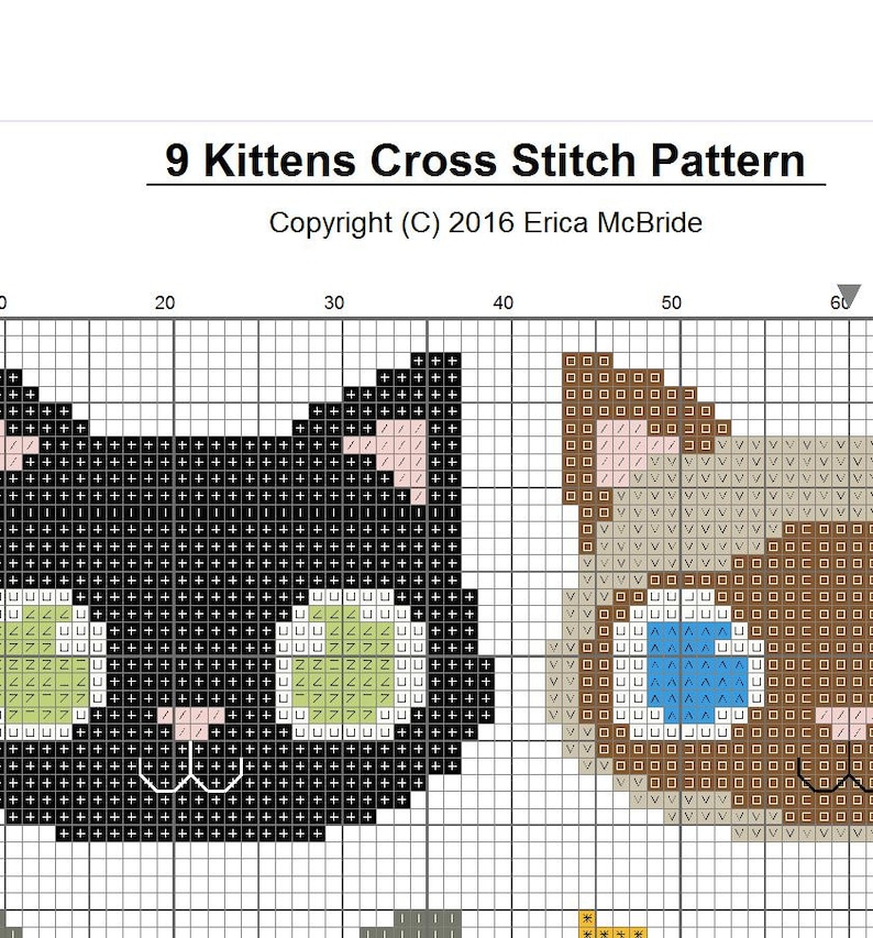 Easy cat cross stitch patterns - hipoliz