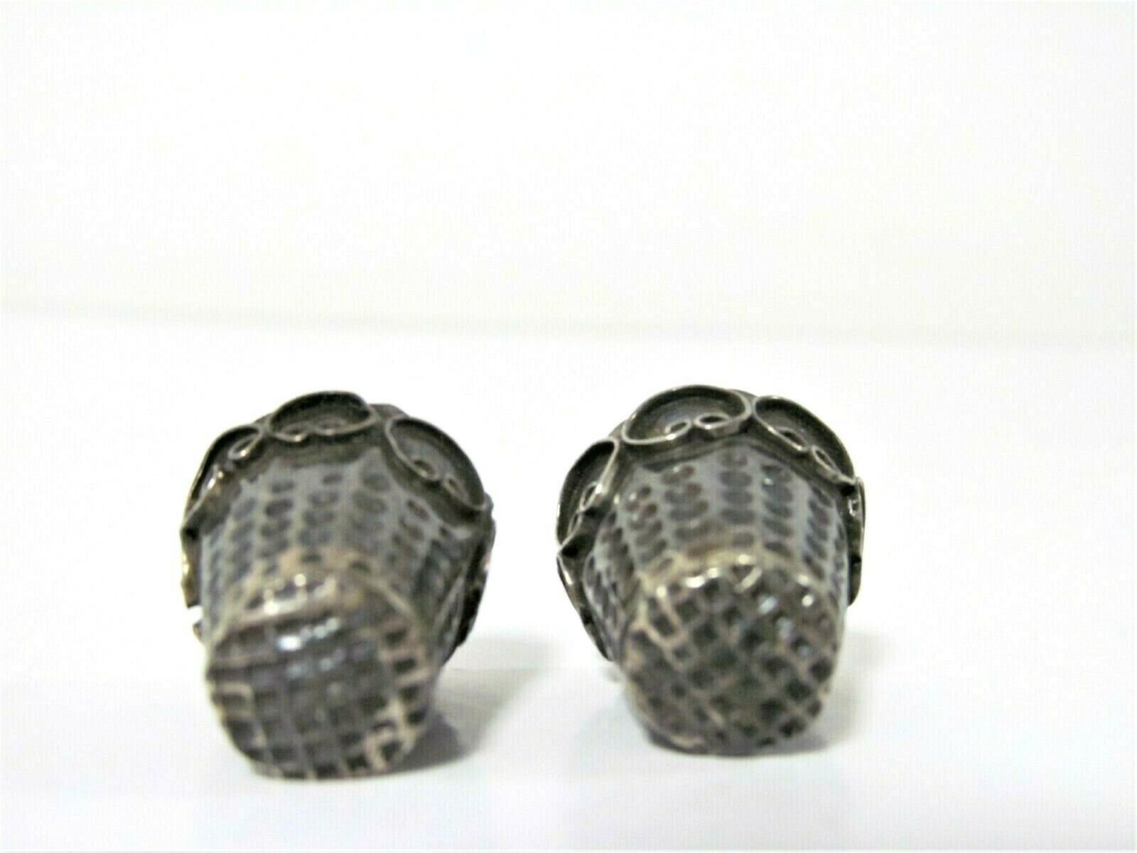 Vintage Sterling Silver Thimbles Scrolled Design 2 Piece Lot - Etsy