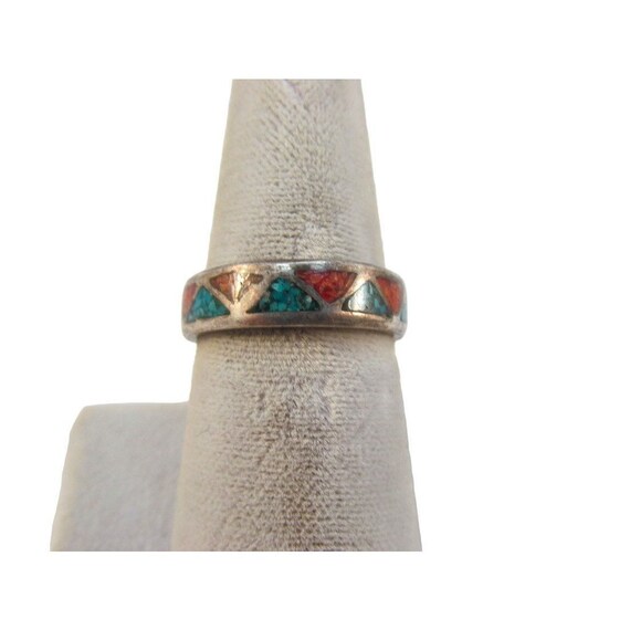 Vintage red coral inlay - Gem