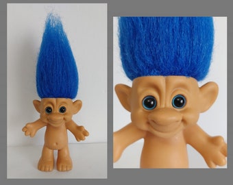 Blue Hair Troll Doll - Etsy