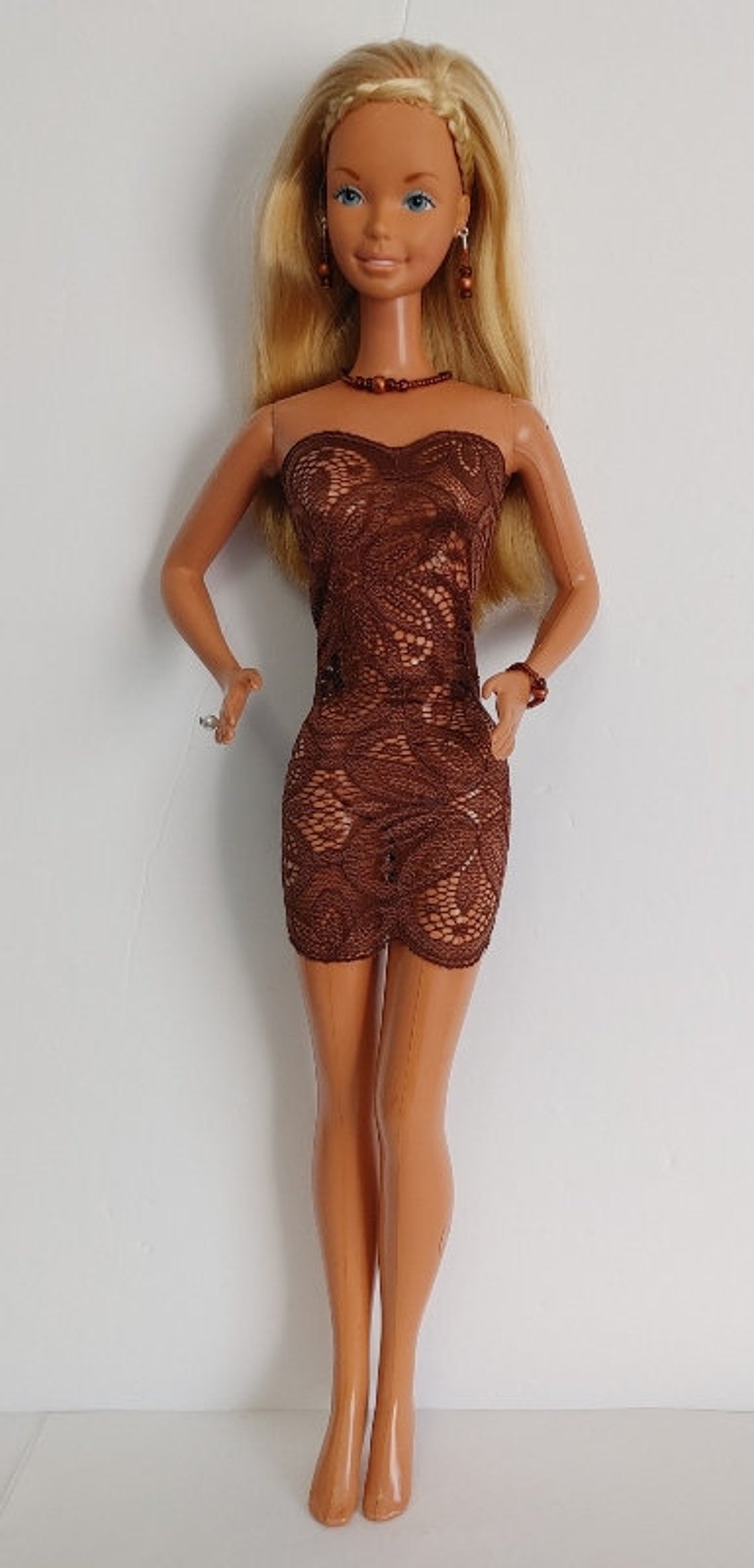 SUPERSIZE 18 in Barbie Doll Clothes ESPRESSO Sexy Lace | Etsy
