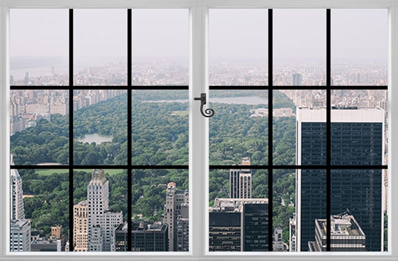 Window View of New York Central Park NYC Skyline Printed Photo - Etsy