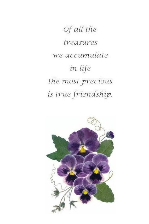 Friendship Flower Quotes