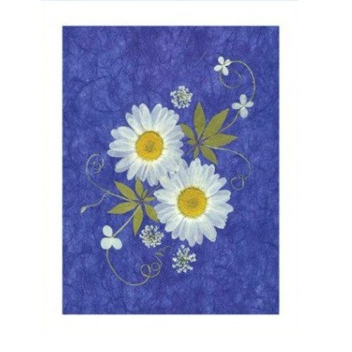 Note Cards Set of 6 Pressed Flower Cards Printed - Etsy