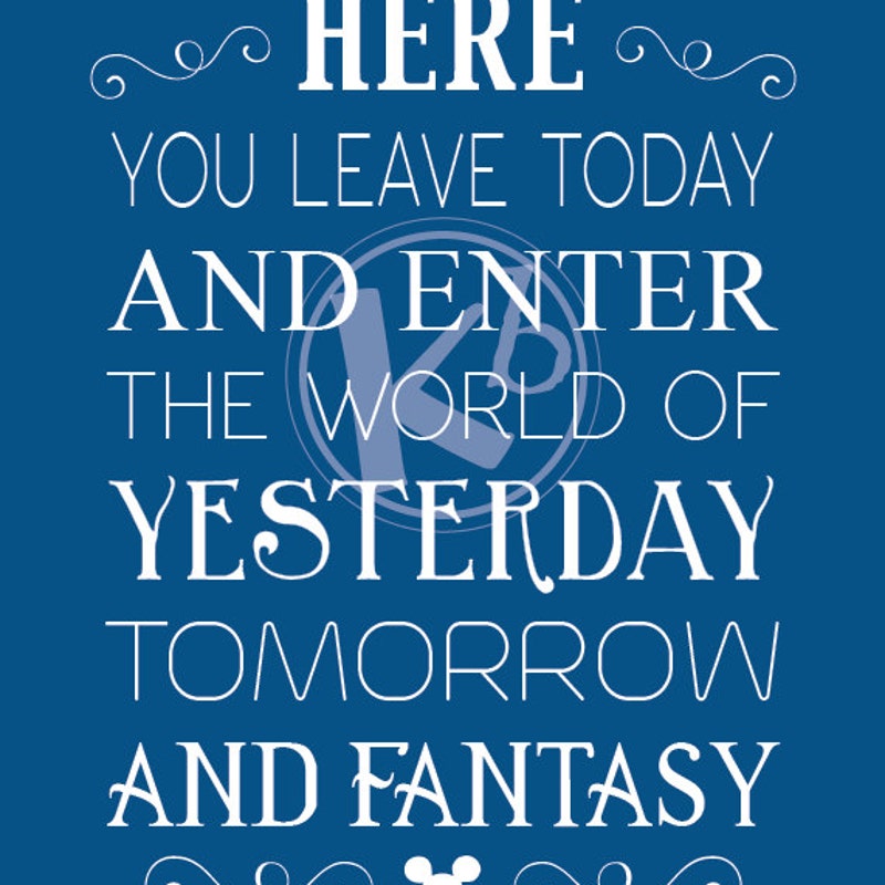 Here You Leave Today - Etsy