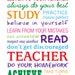 Personalized Teacher Subway Art, Multi-colored Digital Print - Etsy