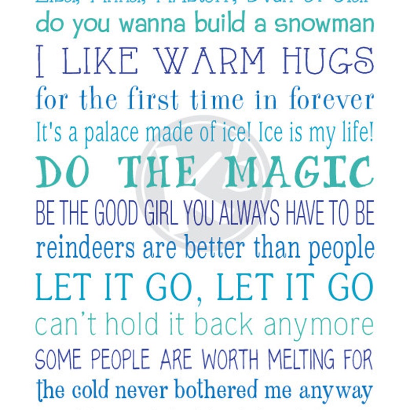 Frozen Quotes - Etsy