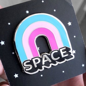 Space Rainbow Enamel Pin - Etsy