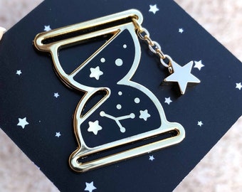 Libra Zodiac Hourglass Enamel Pin | Etsy