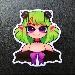 Monster Girl Vinyl Sticker - Etsy