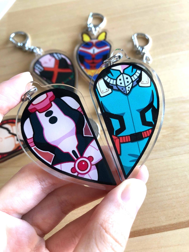 BNHA BFF Keychains - Etsy