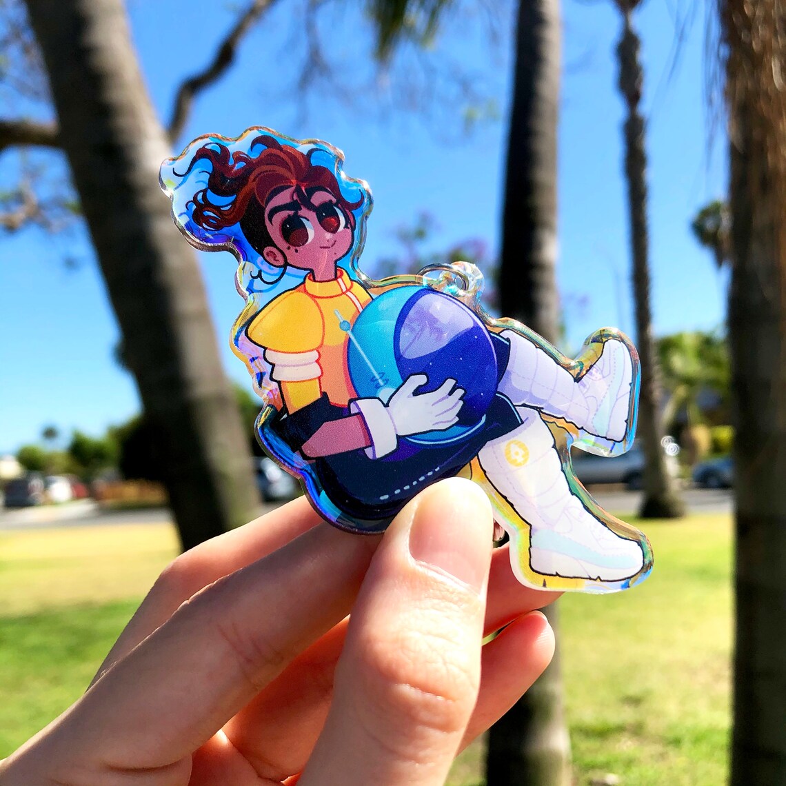 Rainbow OC Astronaut Keychains - Etsy