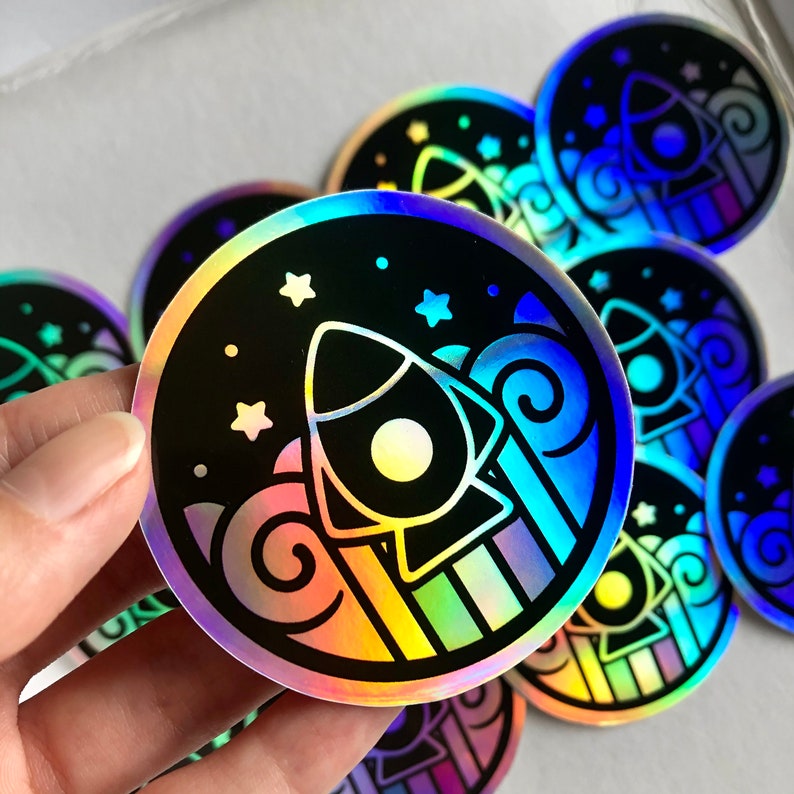 Rocket Launch Sticker | Etsy