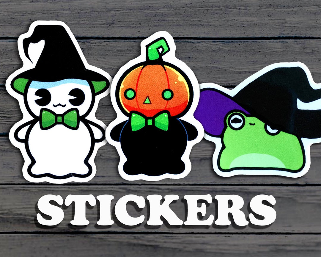Cute Spooky Vinyl Stickers - Etsy