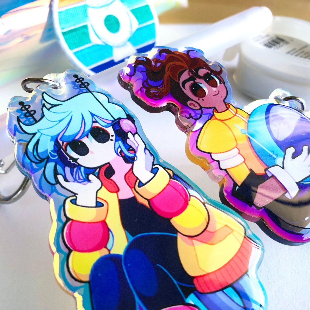 Rainbow OC Astronaut Keychains - Etsy