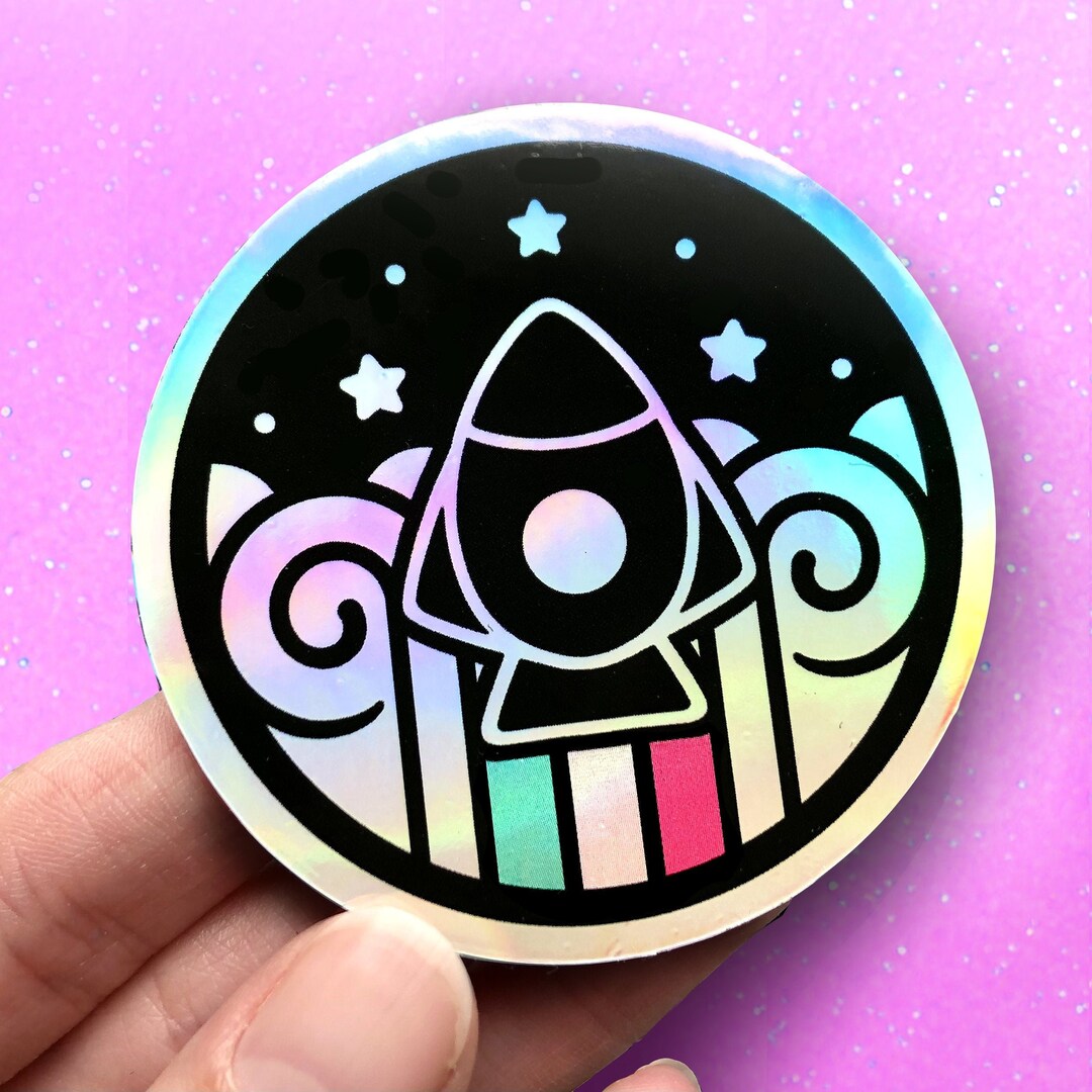 Rocket Launch Sticker - Etsy
