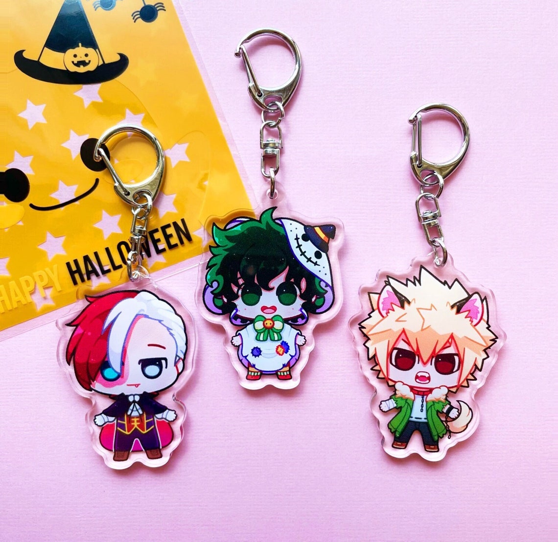 Bnha Halloween Keyhains - Etsy