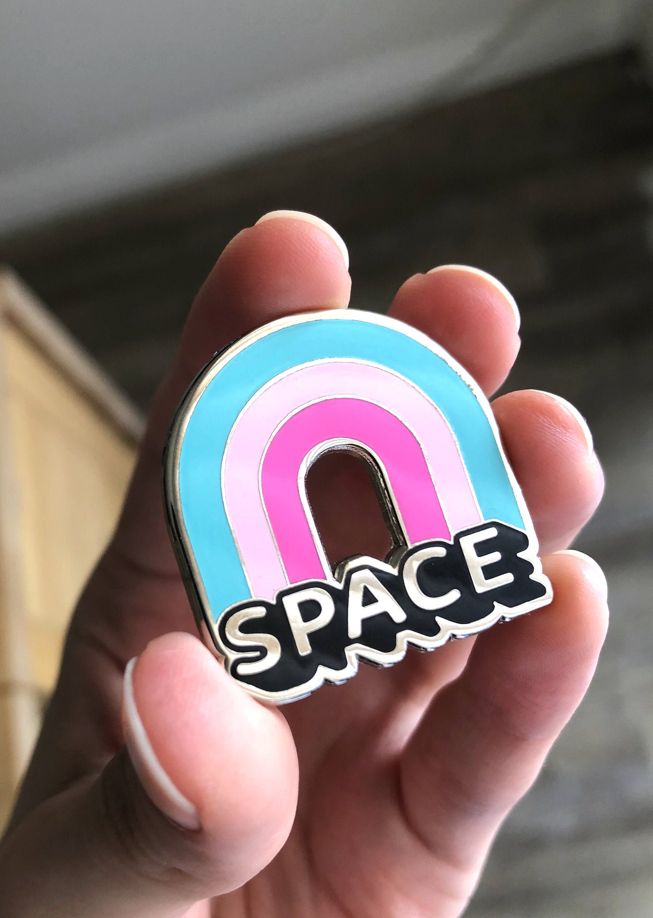 Space Rainbow Enamel Pin | Etsy