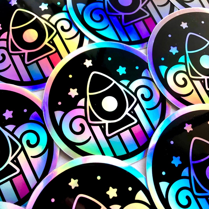 Rocket Launch Sticker | Etsy
