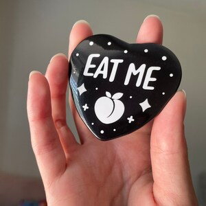 Eat Me Heart Button - Etsy