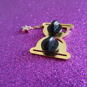 Libra Zodiac Hourglass• Enamel Pin - Etsy