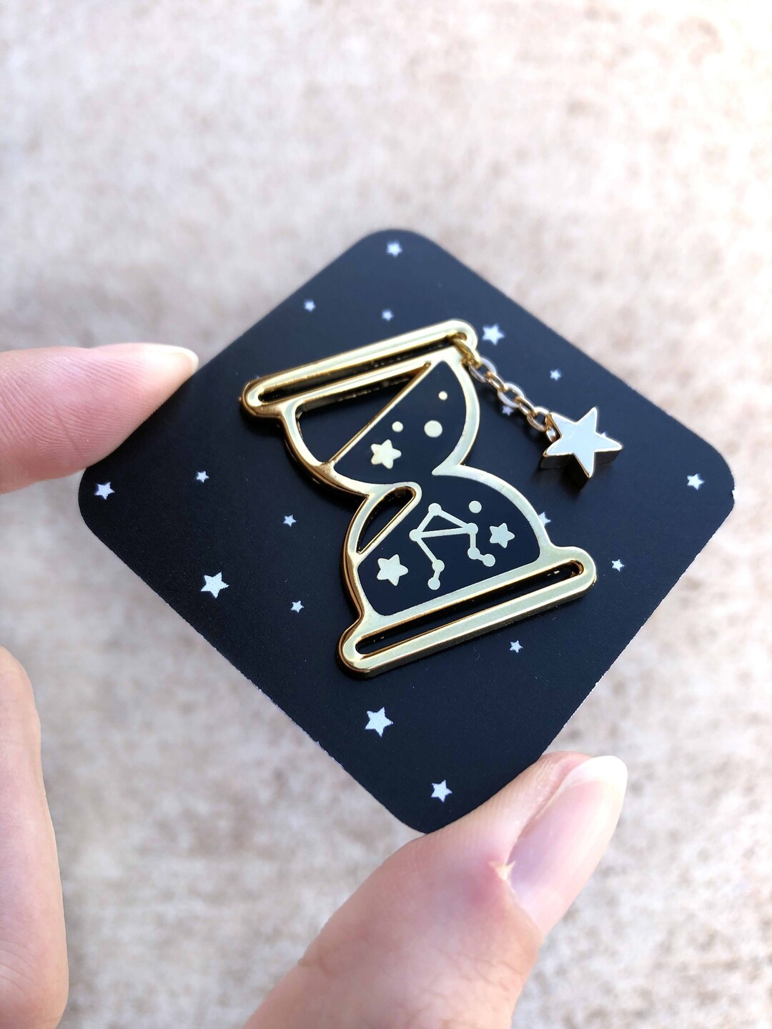 Libra Zodiac Hourglass• Enamel Pin - Etsy