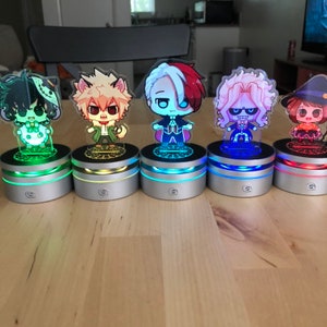 LED Bnha Halloween Acrylic Stands - Etsy Canada