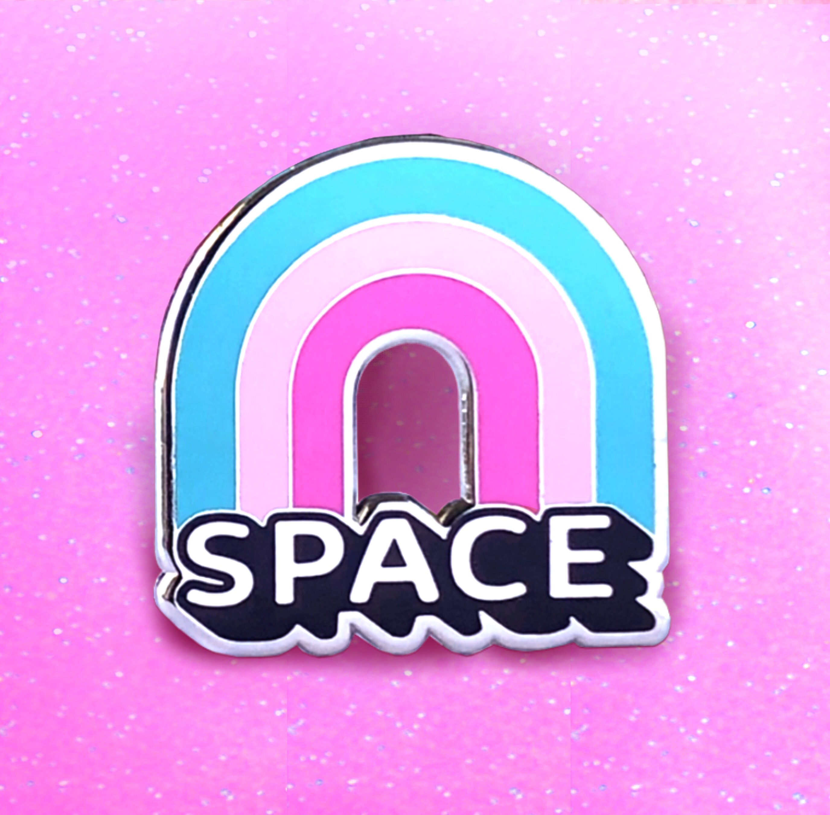 Space Rainbow Enamel Pin | Etsy