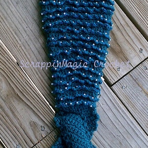 Beaded Beauty - A Mermaid Tail Crochet Pattern - Etsy