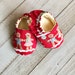 Gingerbread Baby Moccasins, Holiday Soft Sole Crib Shoes - Etsy