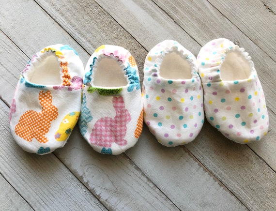 Easter Crib Shoes Baby Shoes Toddler Shoes Moccasins Baby - Etsy
