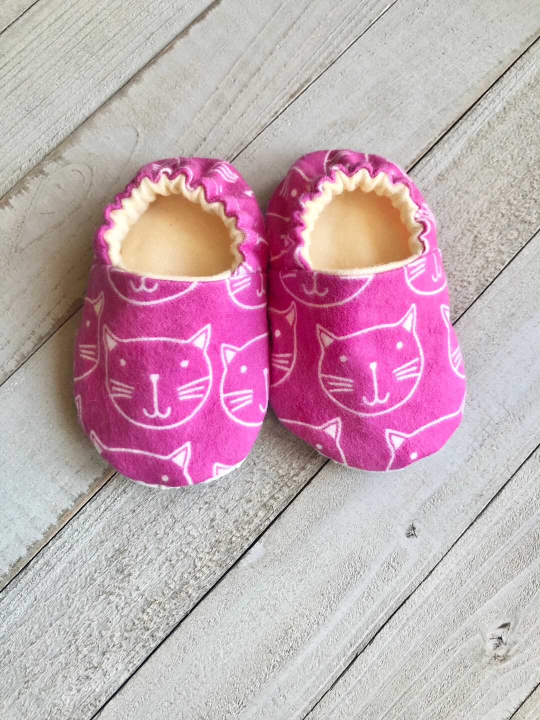 Cat Baby Booties, Kitty Baby Shoes, Animal Crib Shoes, Moccasins, Baby ...